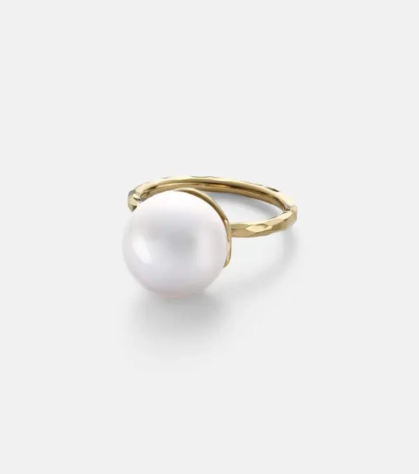 OCTAVIA ELIZABETH Orb 18kt Yellow Ring With Pearl - Gold