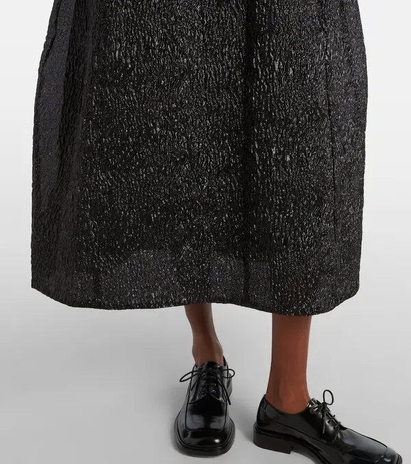 Simone Rocha Embellished Lamé Cocktail Dress