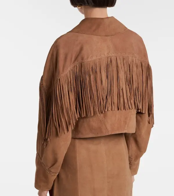 Rixo Darragh Suede Jacket - Beige