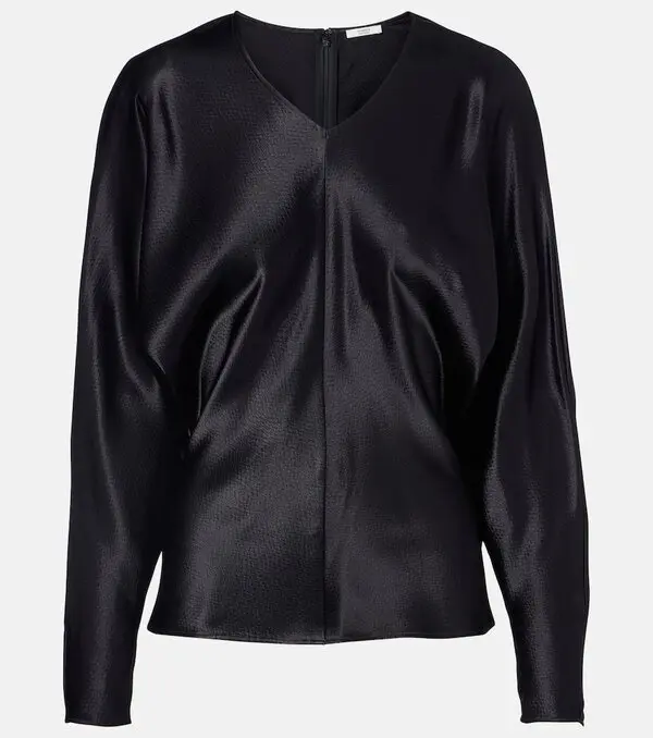 FFORME Gemma Satin Top - Black