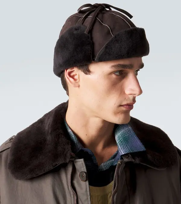 Auralee Shearling Hat