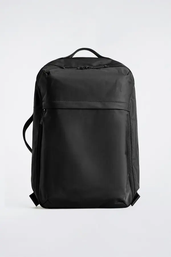 Cos Nylon Travel Backpack - Black