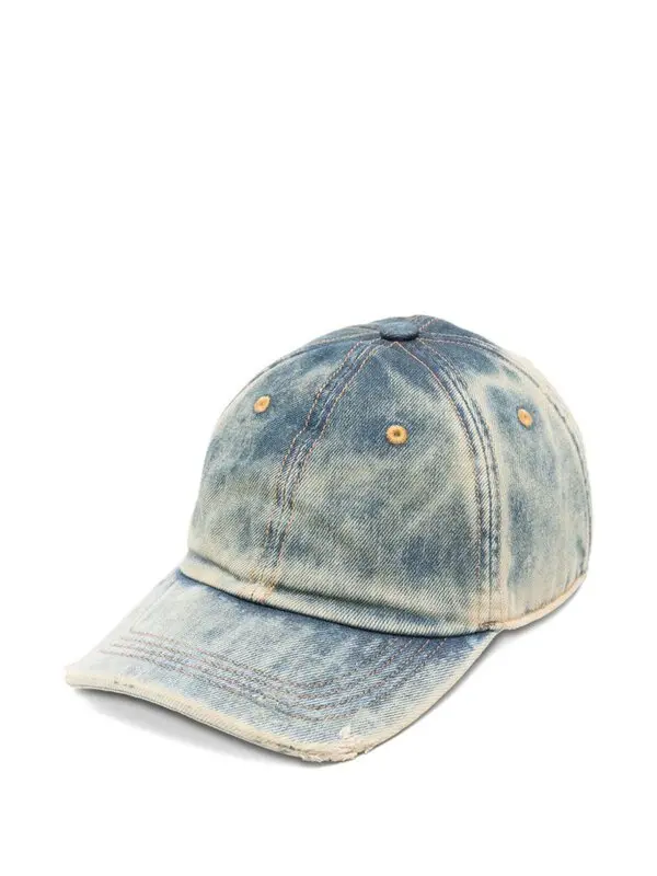 Acne Studios Cotton Baseball Cap - Blue