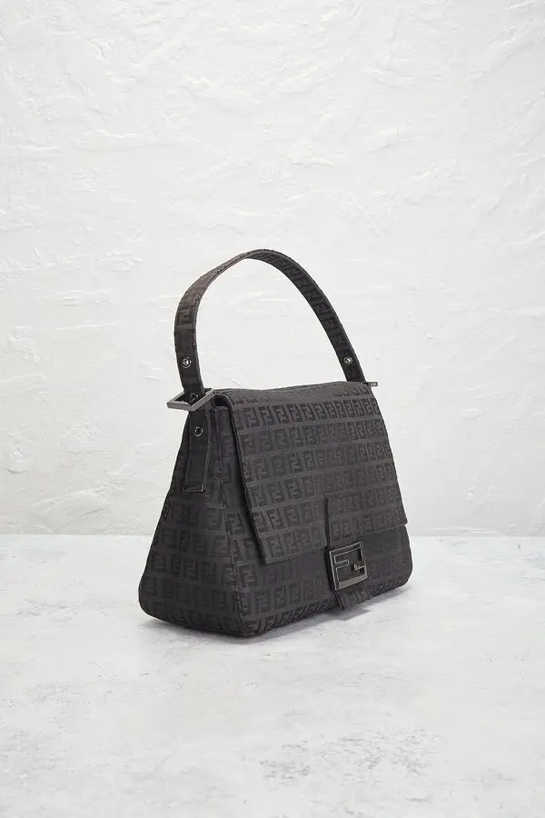 Fendi Denim Mama Baguette Shoulder Bag