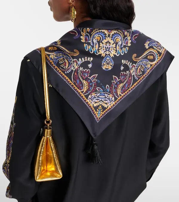 Etro Paisley Silk Scarf