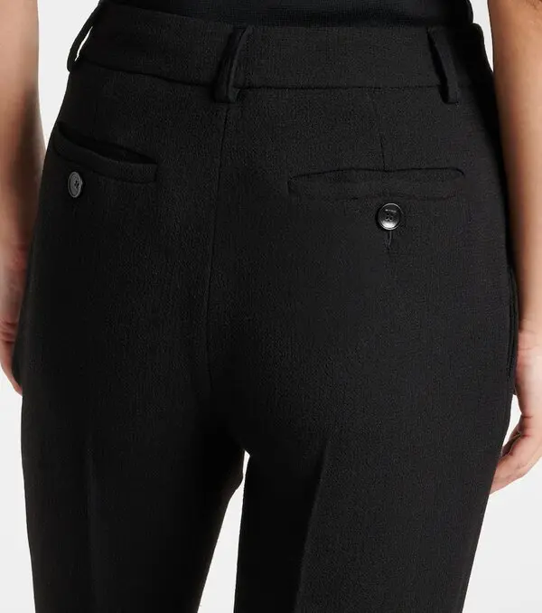 Etro High-rise Flared Wool Pants