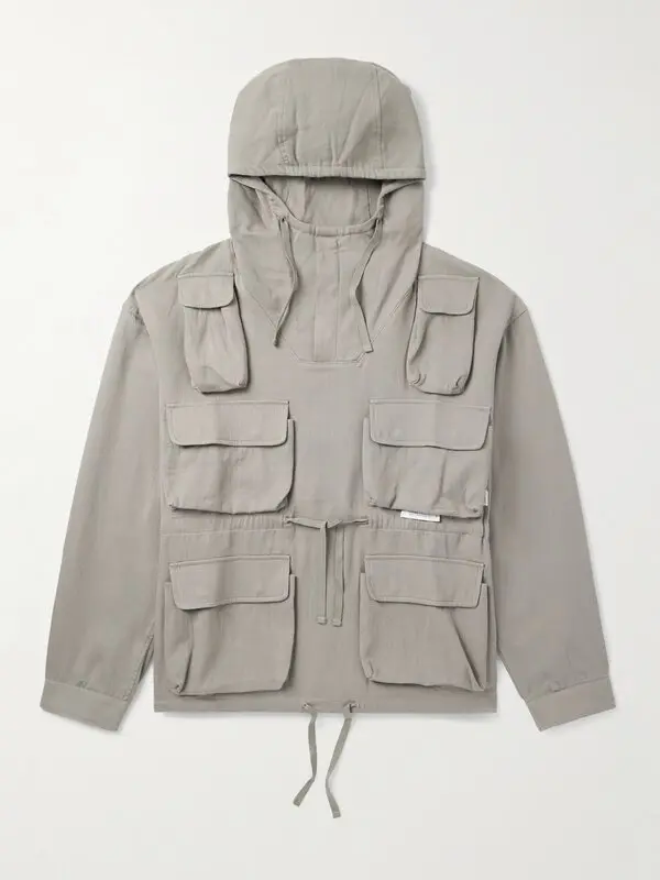 WTAPS Cotton-twill Hooded Overshirt