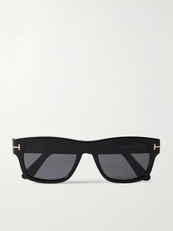 TOM FORD Square-frame Acetate Polarised Sunglasses - Black