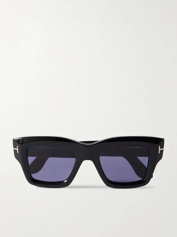 TOM FORD Ilias Square-frame Sunglasses - Black