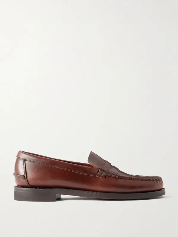 SEBAGO Classic Dan Leather Penny Loafers - Brown