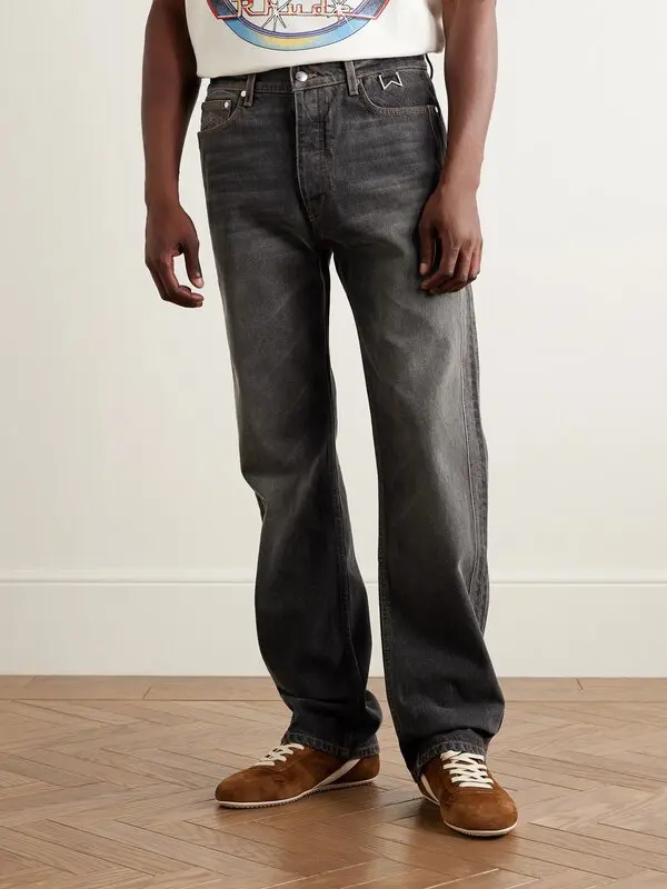 Rhude 90s Traxedo Straight-leg Jeans