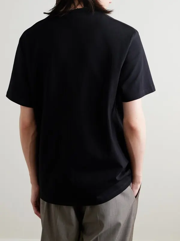 Loewe Logo-embroidered Cotton-jersey T-shirt