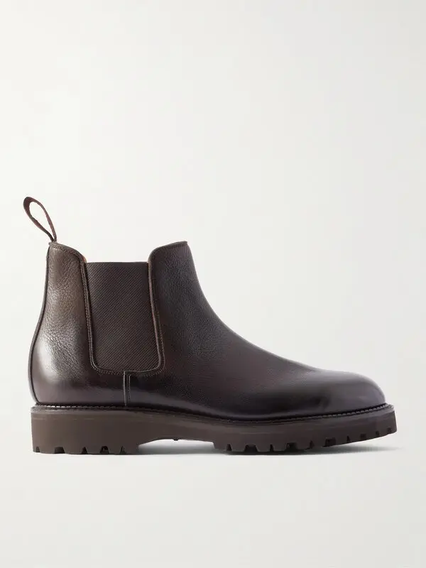 John Lobb Lawry New Standard Leather Chelsea Boots - Brown
