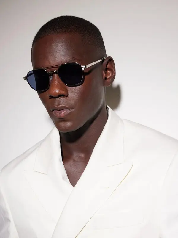 Cartier Santos De Aviator-style Sunglasses