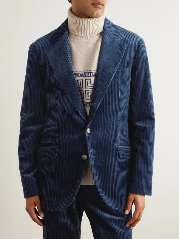 Brunello Cucinelli Cotton-corduroy Blazer
