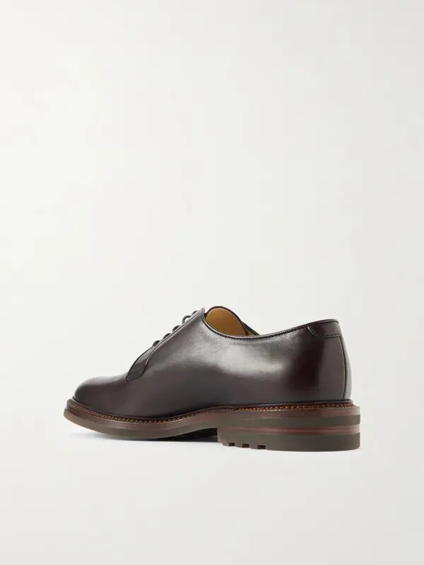 Brunello Cucinelli Leather Derby Shoes