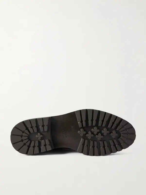 Brunello Cucinelli Polacco Leather Boots