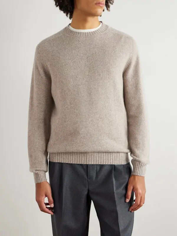 Boglioli Cashmere Sweater - Neutrals