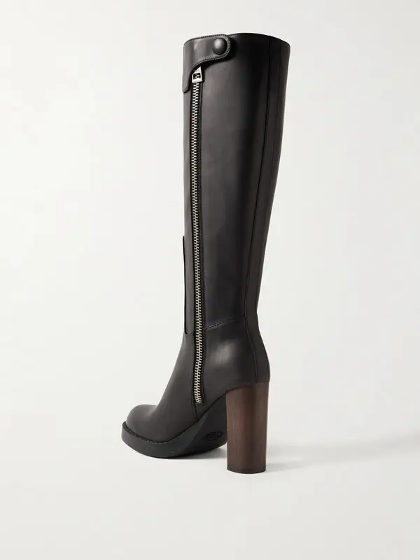 TOD'S Leather Knee High Boots
