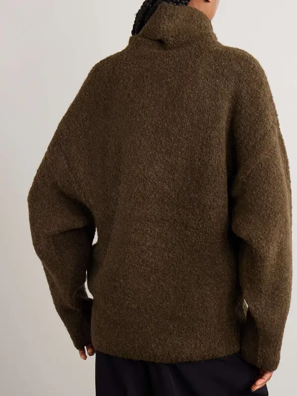 TOTEME Bouclé Turtleneck Sweater