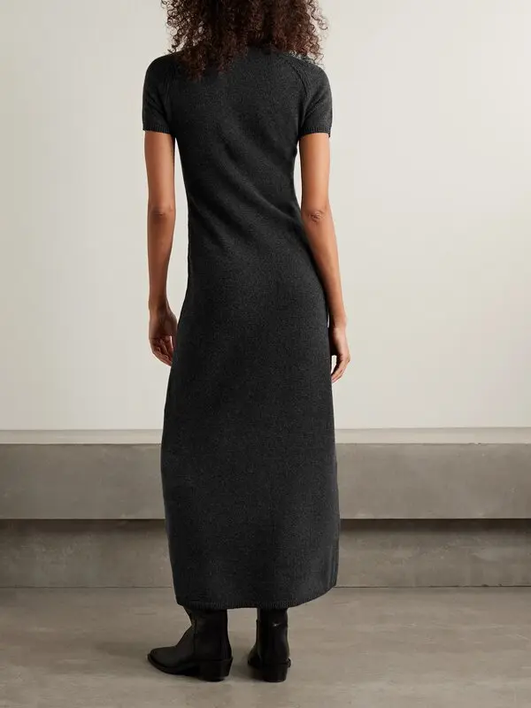 Theory Wool And Cashmere-blend Maxi Dress