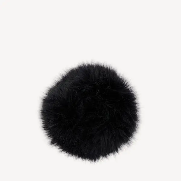 Balenciaga Holli Animal-free Fur Scrunchie - Black