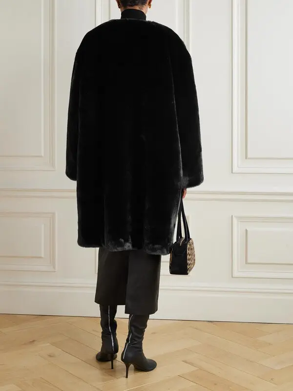 THE FRANKIE SHOP Matera Oversized Plush Coat