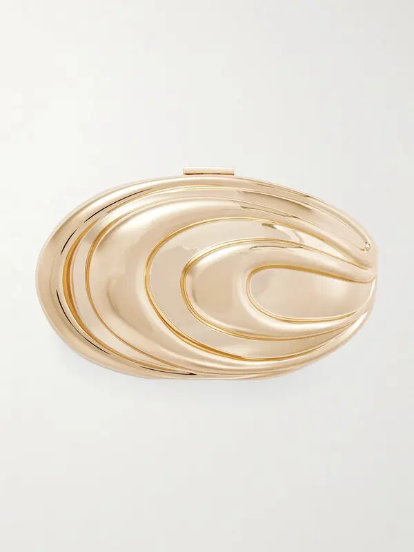 Simkhai Inez -tone Clutch - Gold