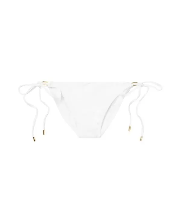 Melissa Odabash Cancun Embellished Bikini Briefs - White