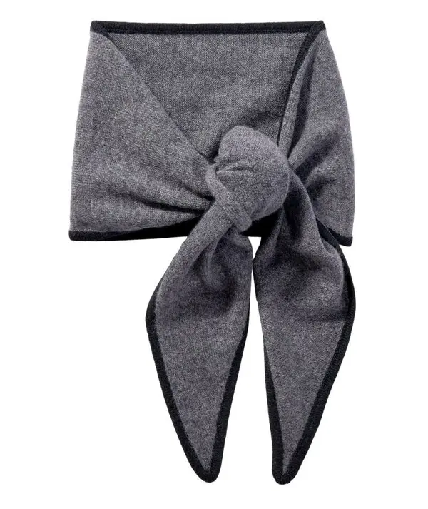 LISA YANG Chelsea Cashmere Scarf - Gray