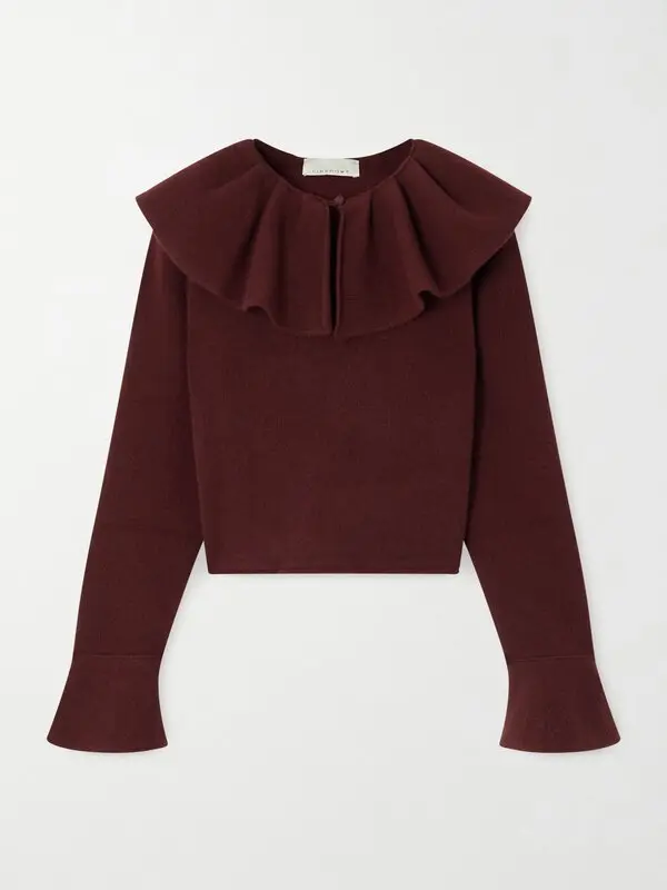 LIBEROWE Gia Cropped Wool Sweater