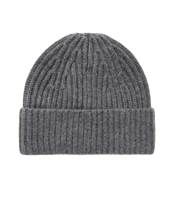 LISA YANG Martigny Ribbed Cashmere Beanie - Gray