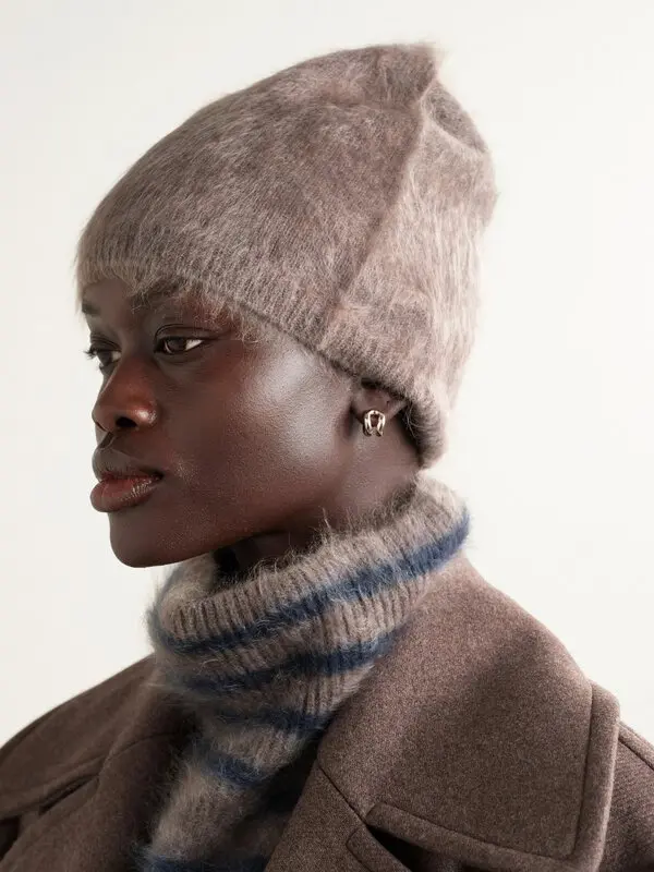 LISA YANG Brushed Cashmere Beanie