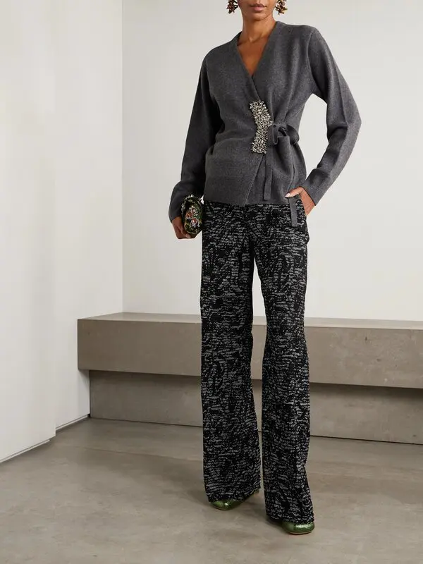 Dries Van Noten Woven Wide-leg Pants