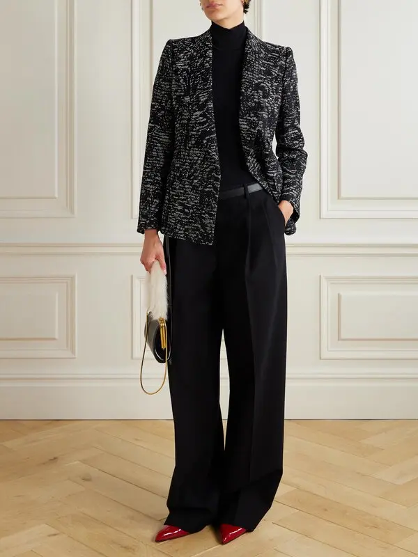 Dries Van Noten Woven Double-breasted Blazer