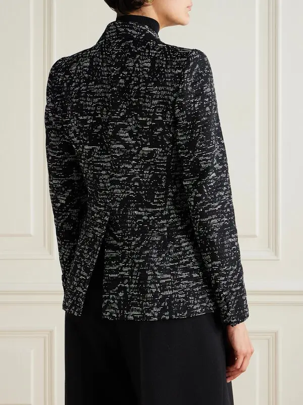 Dries Van Noten Woven Double-breasted Blazer