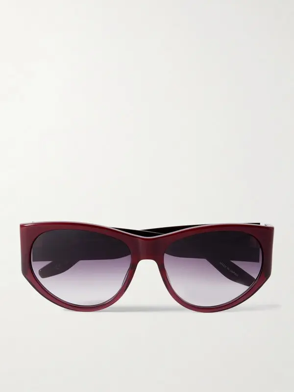 Barton Perreira Cruz Cat-eye Sunglasses - Burgundy