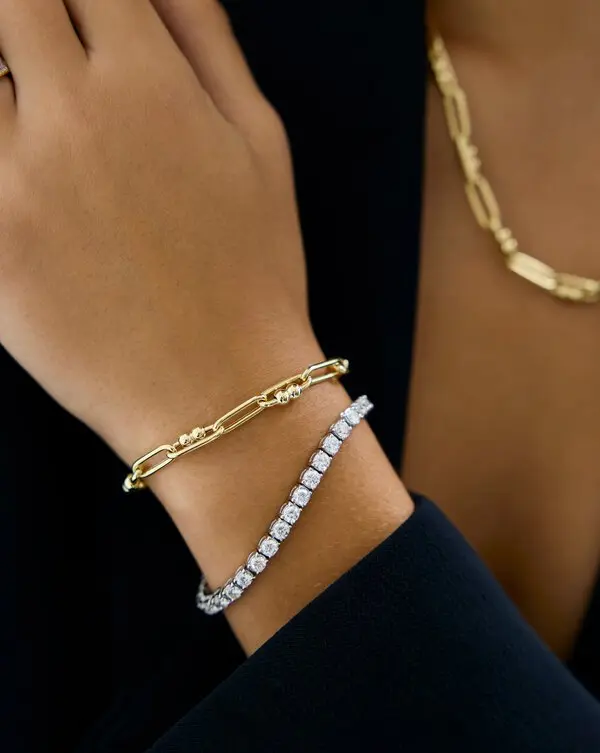 Ring Concierge Bead Link Chain Bracelet