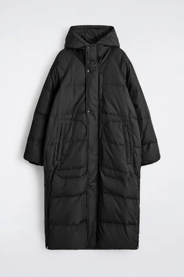 Cos Hooded Down Long Puffer Coat