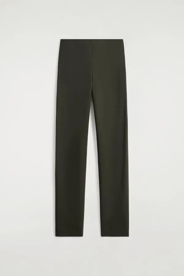 Cos Elasticated Slim-leg Pants - Green