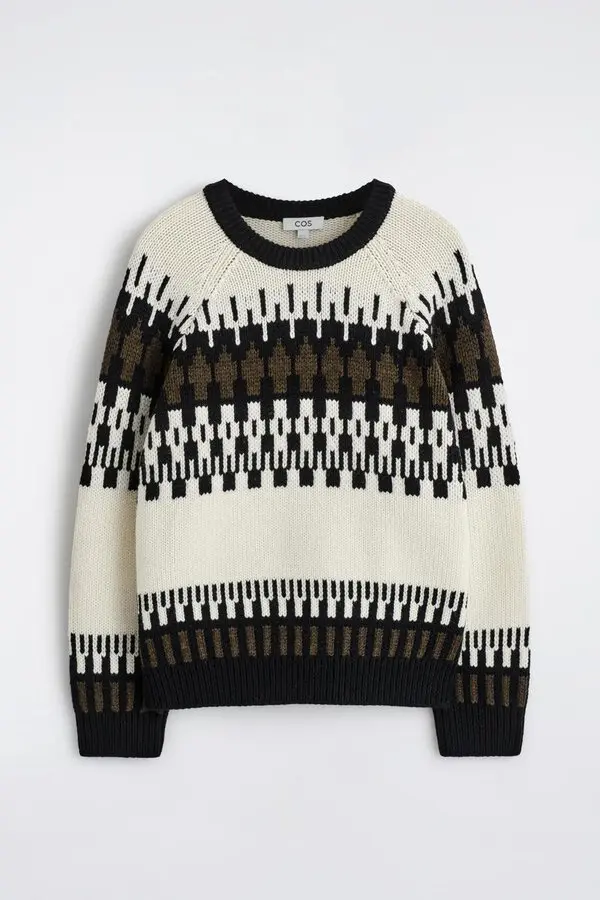 Cos Fair Isle Wool-cashmere Jumper