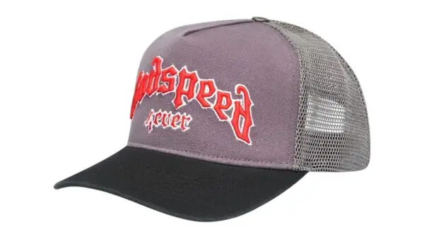 GODSPEED Trucker Hat - Grey/red