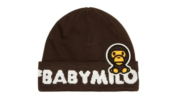 BAPE Baby Milo Knit Cap - Brown