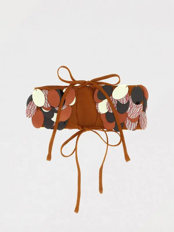 Dries Van Noten Embellished Jewel - Brown