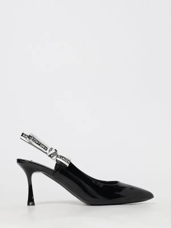 Karl Lagerfeld Slingback Pumps - Black