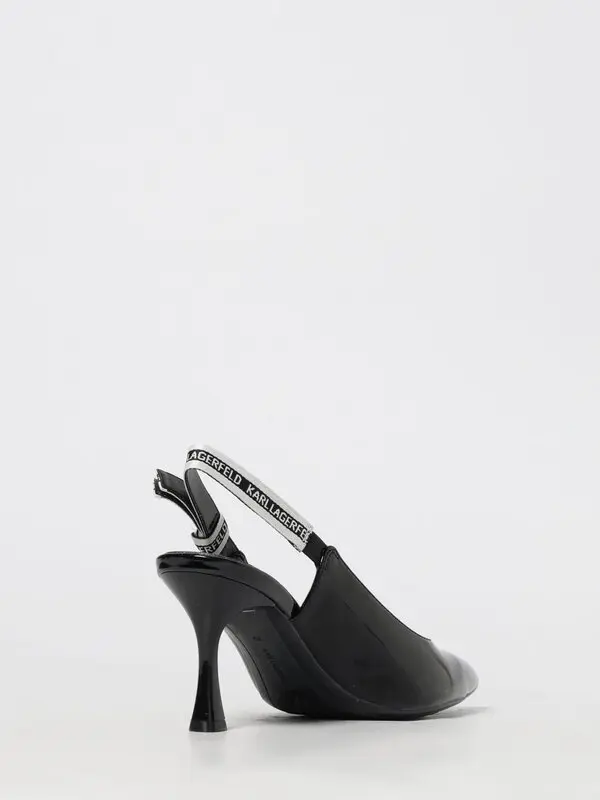 Karl Lagerfeld Slingback Pumps - Black