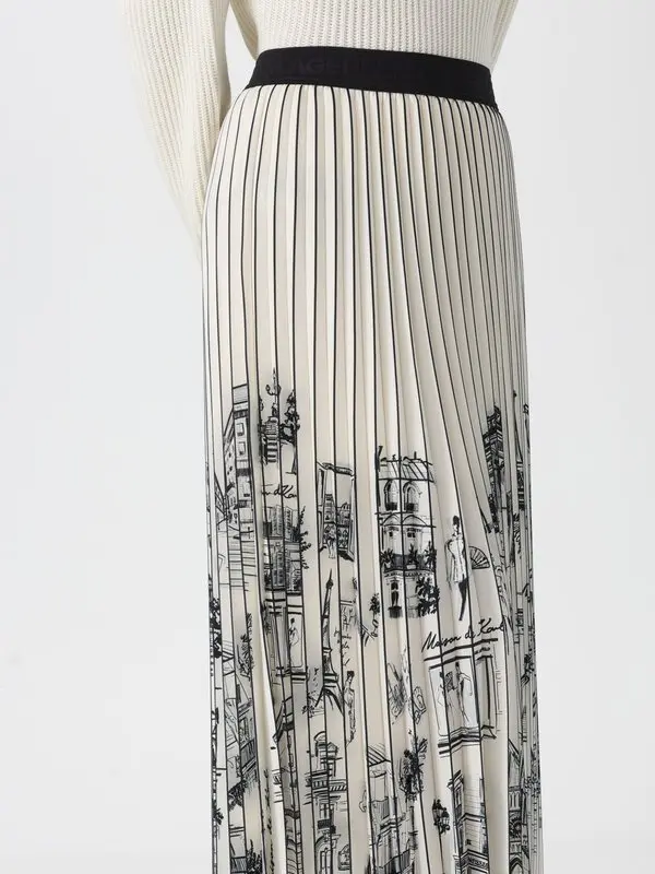 Karl Lagerfeld Printed Midi Skirt