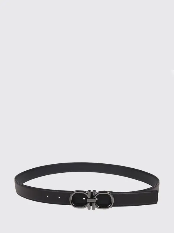 FERRAGAMO Leather Belt - Dark