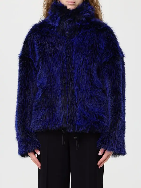 Just Cavalli Fur Jacket - Blue