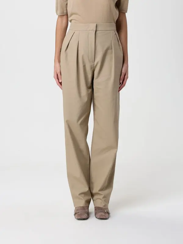Max Mara Wide Leg Pants - Grey